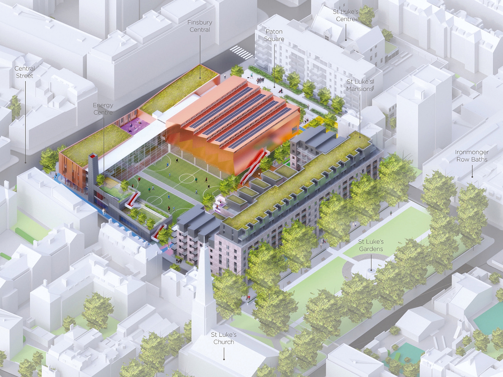 PTE wins Finsbury Leisure Centre design competition → Pollard Thomas ...